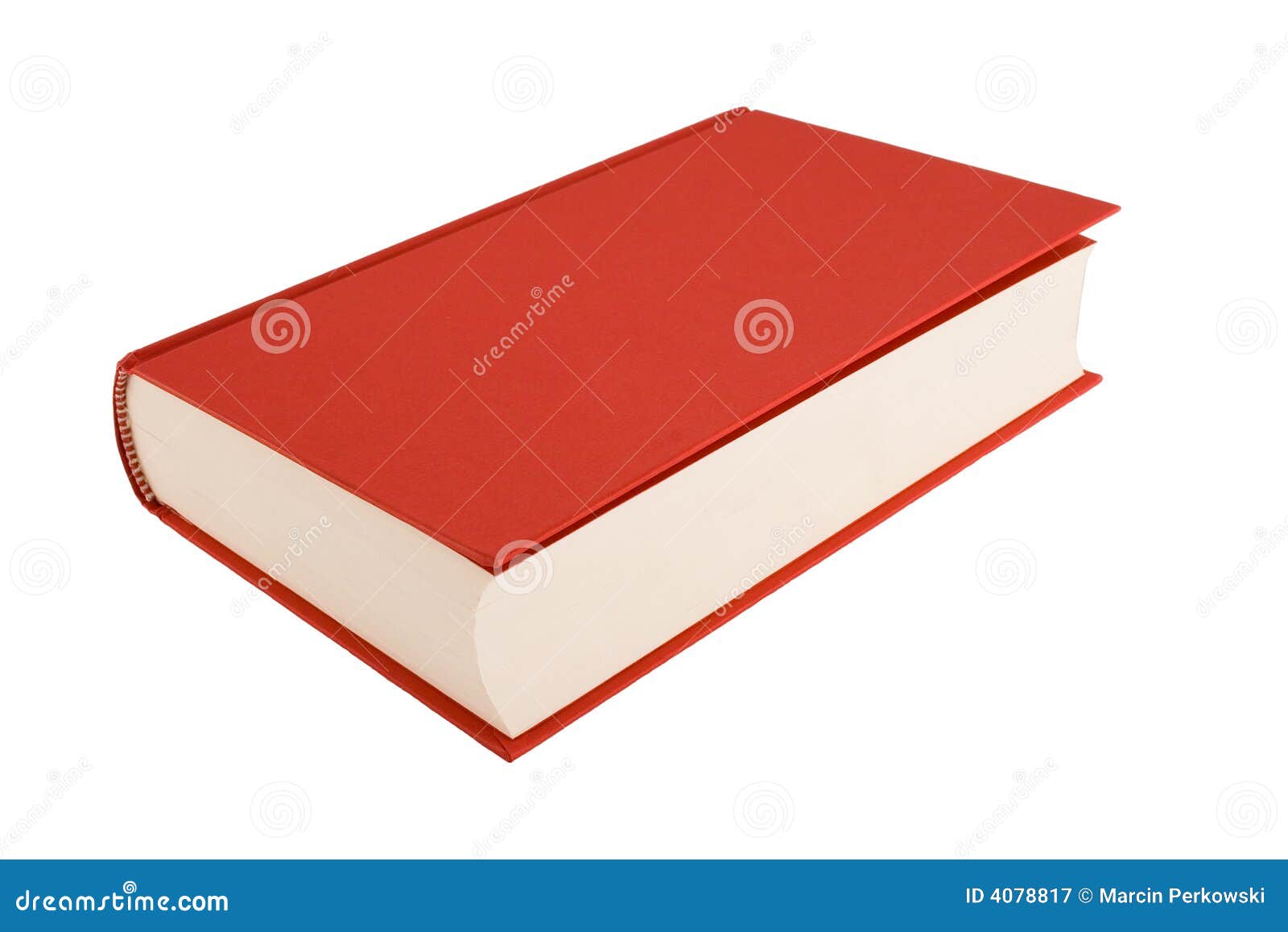 Red Book Isolated on a White Background Stock Image - Image of printed ...
