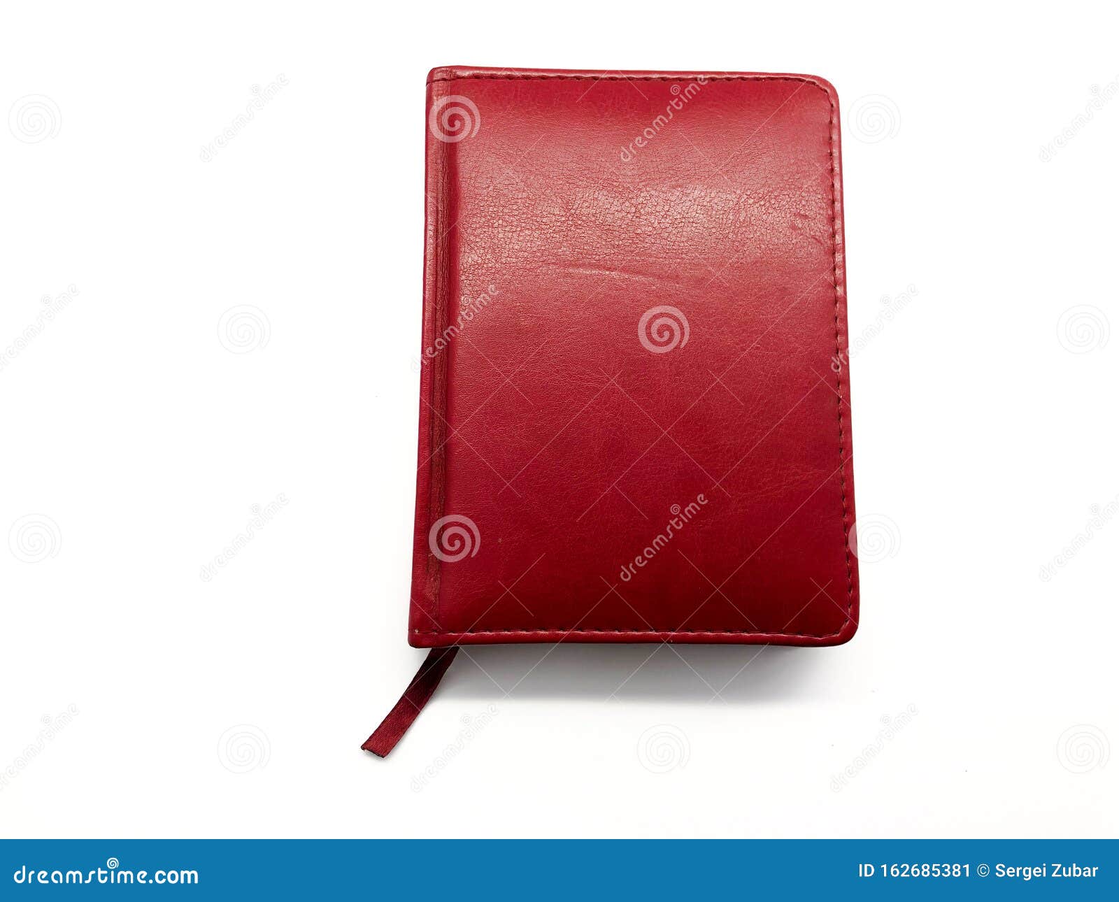 Red Book. Diary with a Red Bookmark Stock Image - Image of diary, blank ...