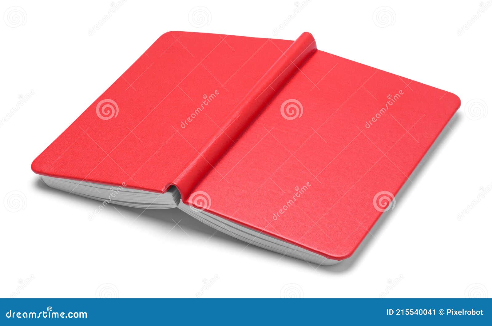 Red Book Open Face Down stock image. Image of white - 215540041