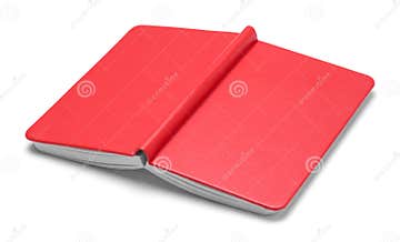 Red Book Open Face Down stock image. Image of white - 215540041