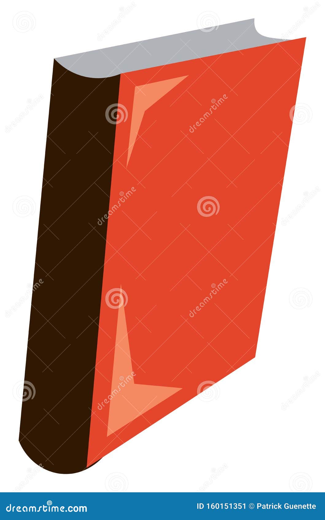 Red Book Vector or Color Illustration Stock Vector - Illustration of ...