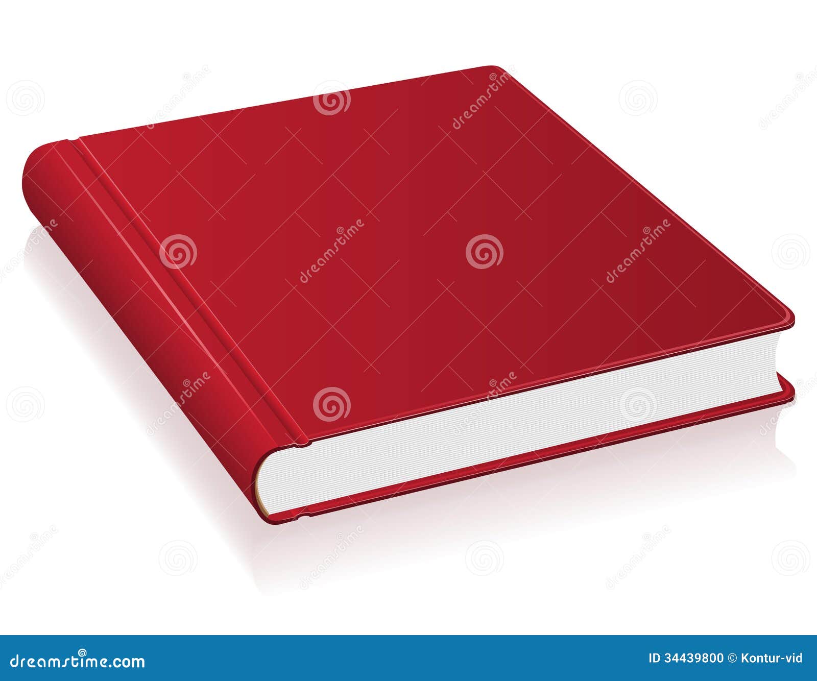 Red Book Vector Illustration Stock Vector - Illustration of element ...