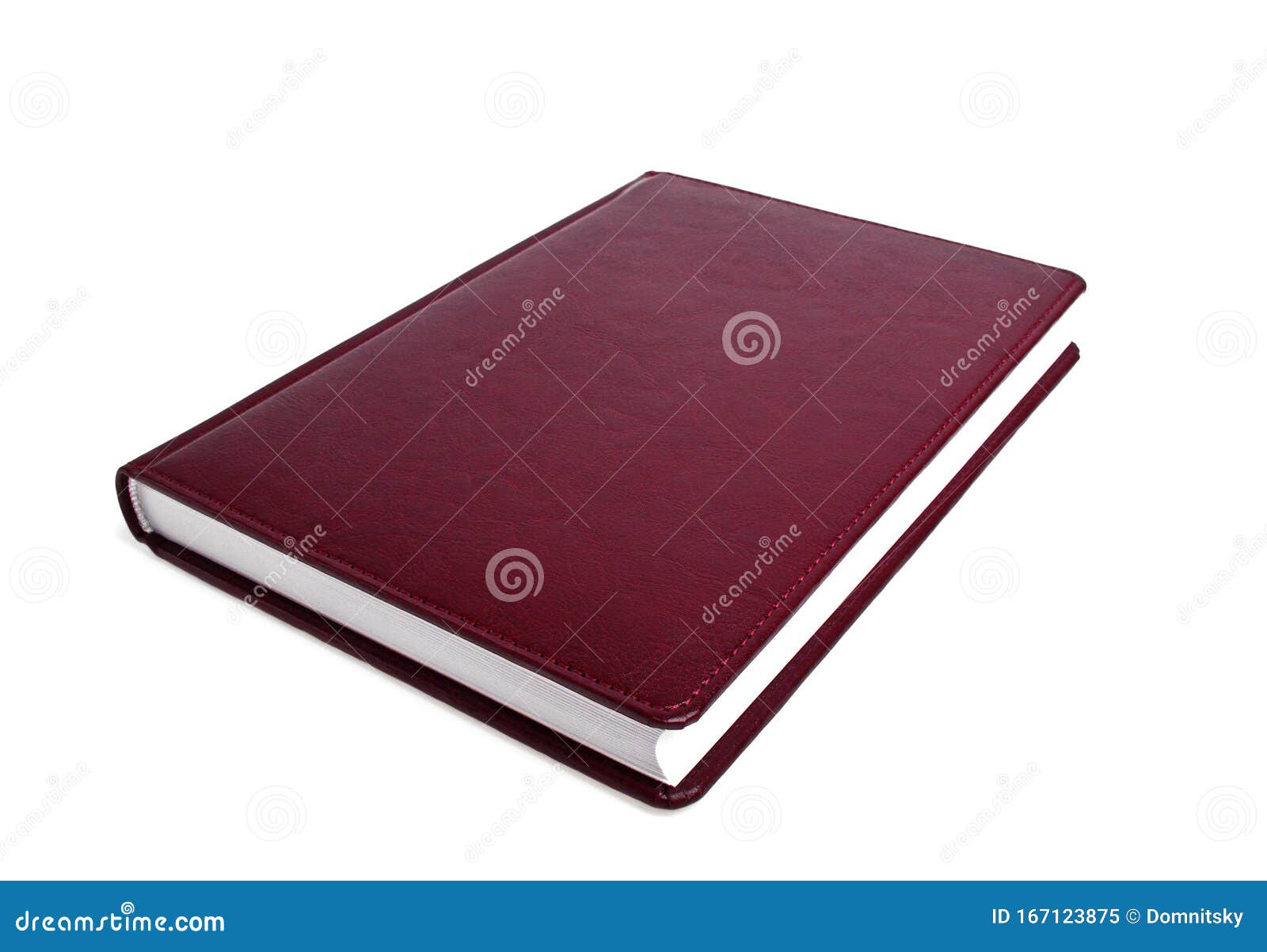 Red Book on a White Background Stock Image - Image of literature ...