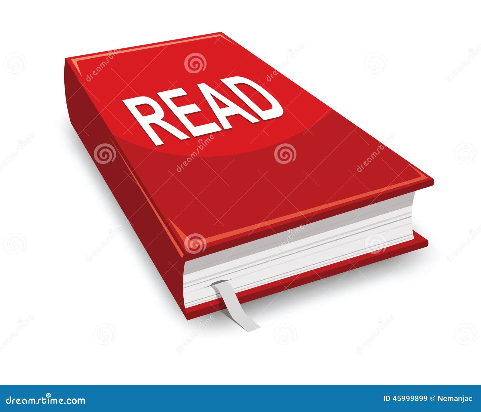 Red book stock vector. Illustration of archive, science - 45999899