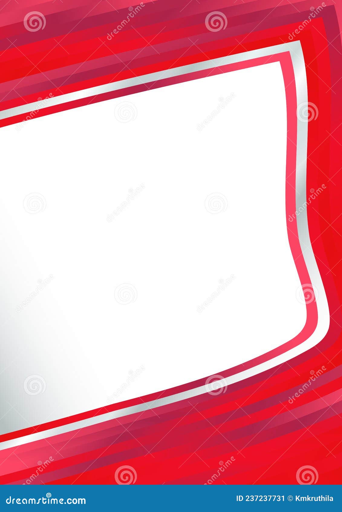 Red Border Frame Background Beautiful Elegant Illustration Stock Vector ...