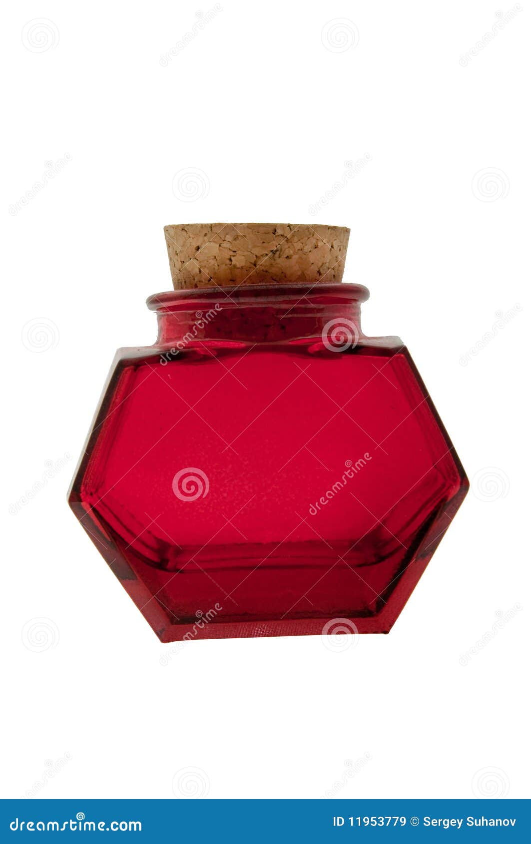 Red bottle stock image. Image of glass, decorative, form - 11953779