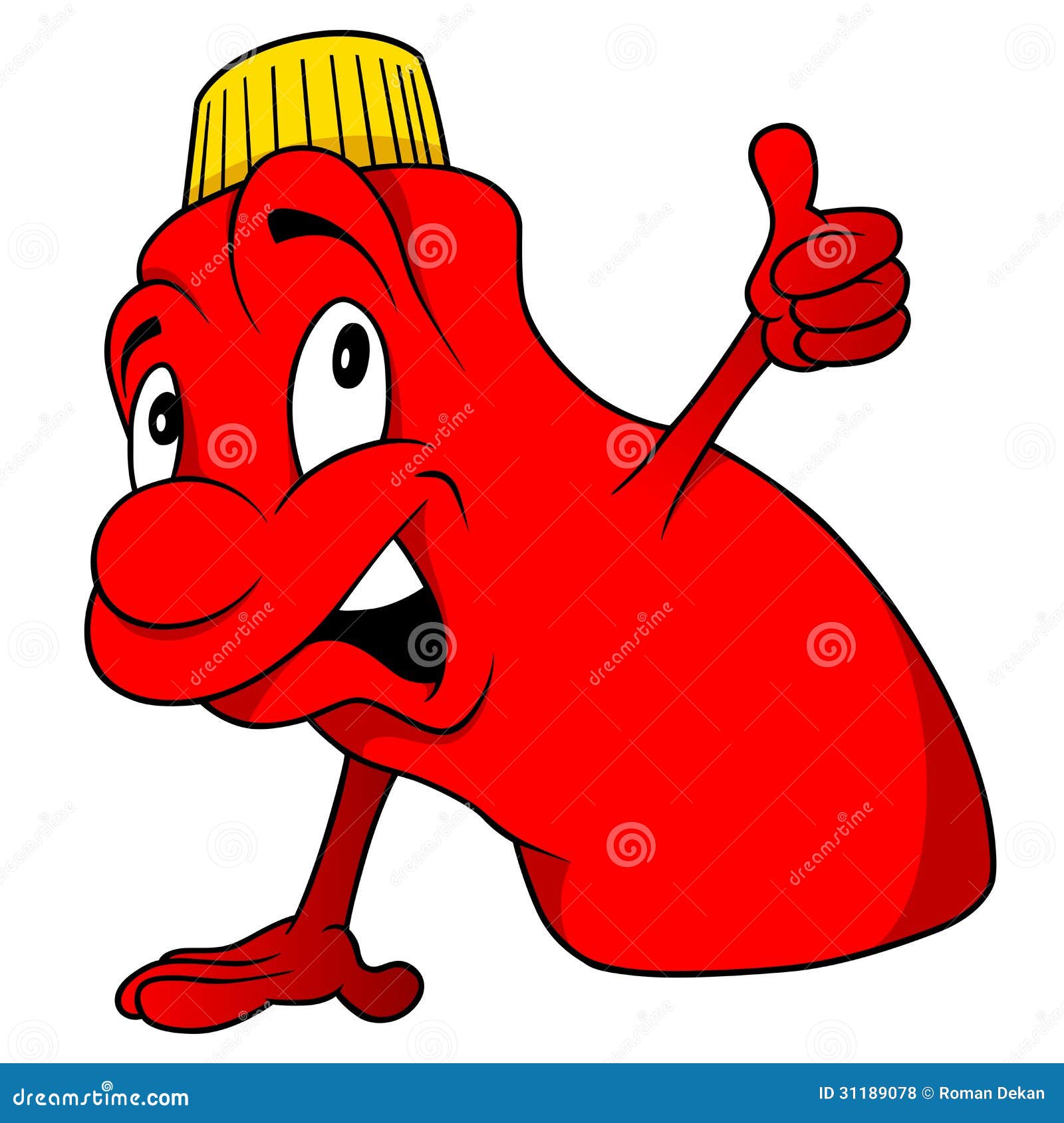 Red Bottle stock vector. Illustration of happy, pointing - 31189078