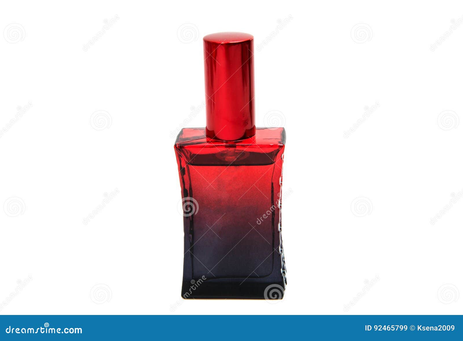 Red Bottle with Perfume Isolated Stock Image - Image of fashion, female ...