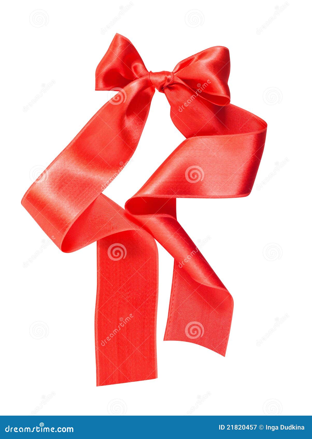Red bow stock image. Image of close, seasonal, accessory - 21820457