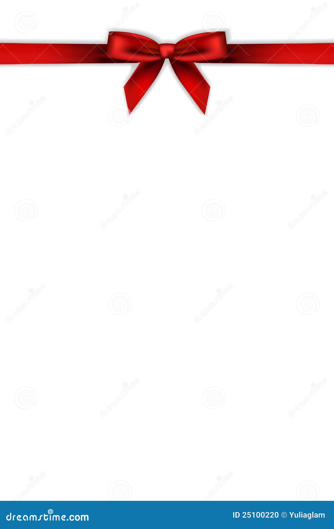 Red bow stock vector. Illustration of border, package - 25100220