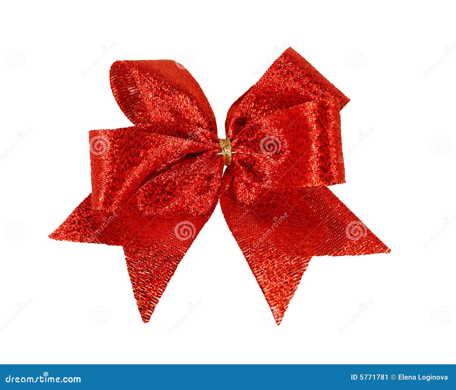 Red bow stock image. Image of wrapping, isolation, single - 5771781