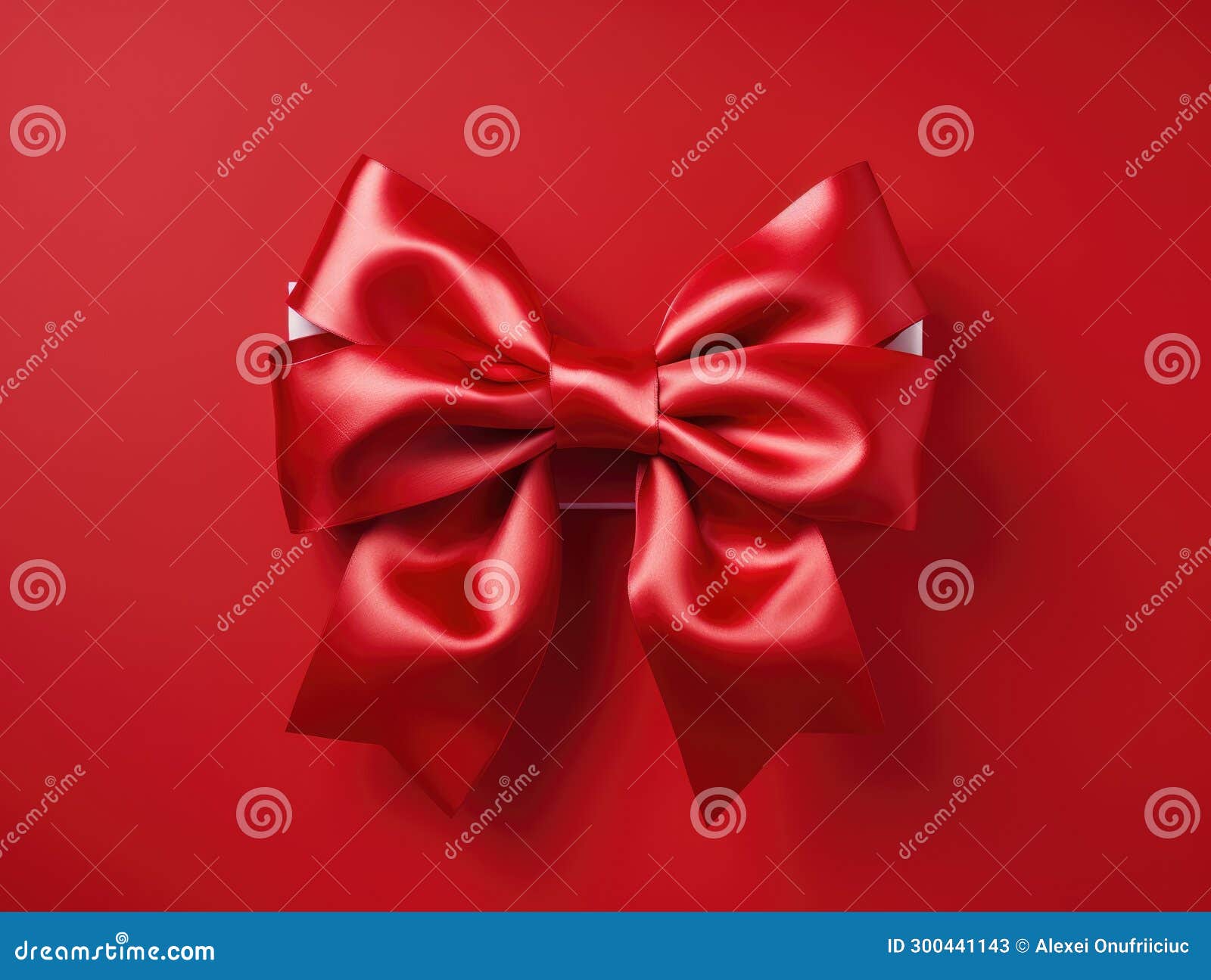 Red Bow. a Bow on a White Background. a Gift with a Bow Stock Image ...