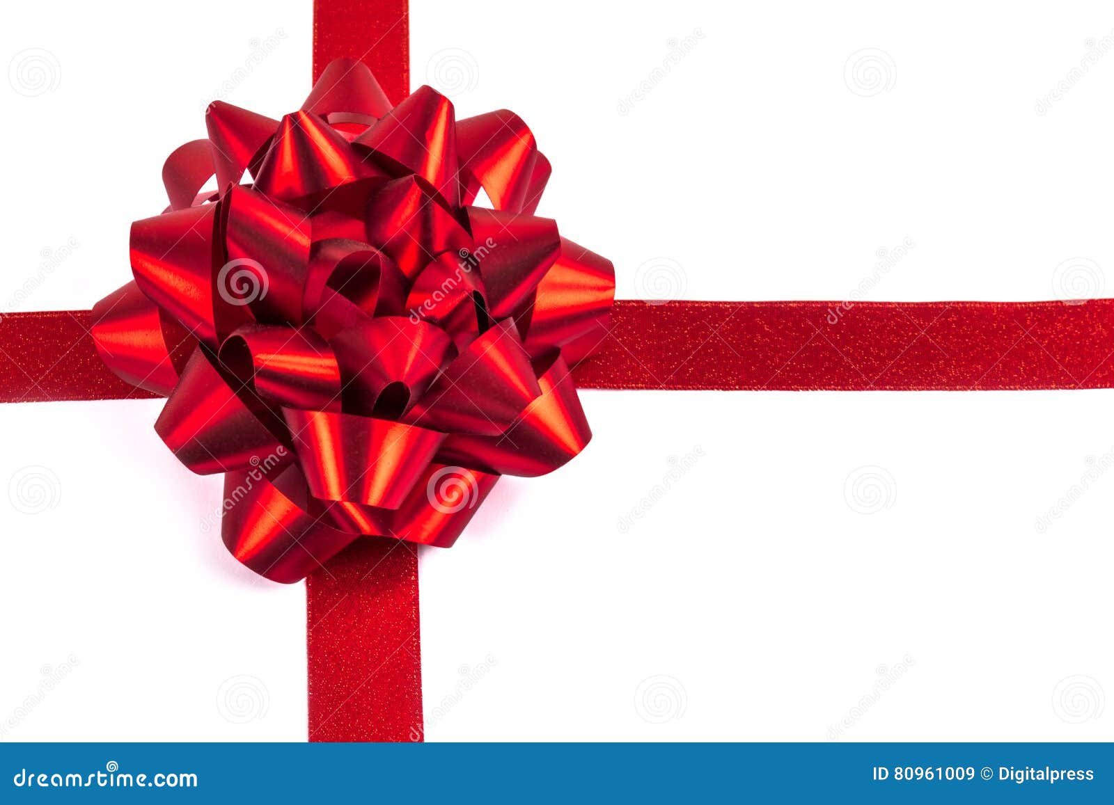 Red Bow stock image. Image of shiny, christmas, present - 80961009