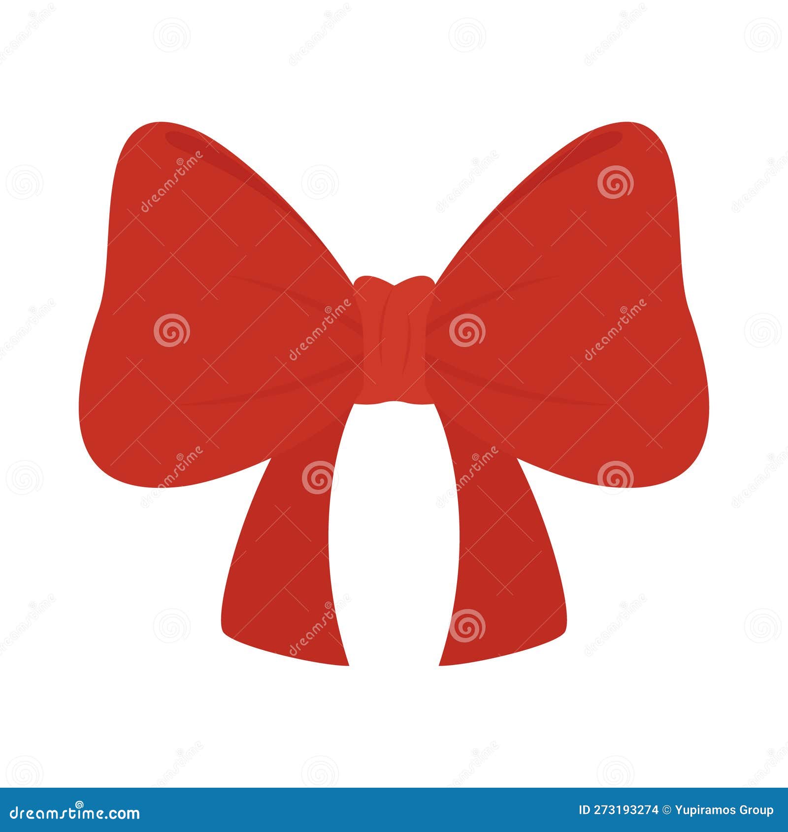 Red bow icon stock vector. Illustration of celebration - 273193274