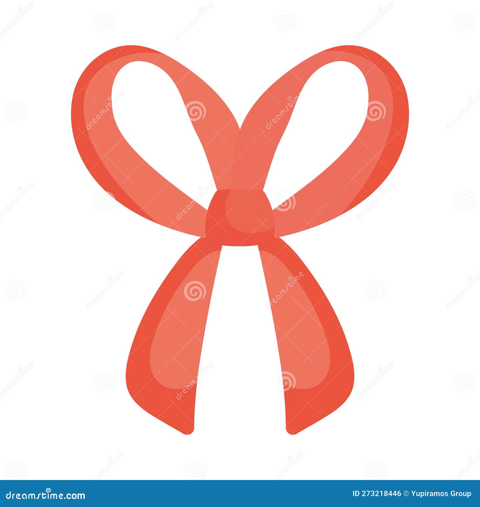 Red bow icon stock vector. Illustration of gift, present - 273218446