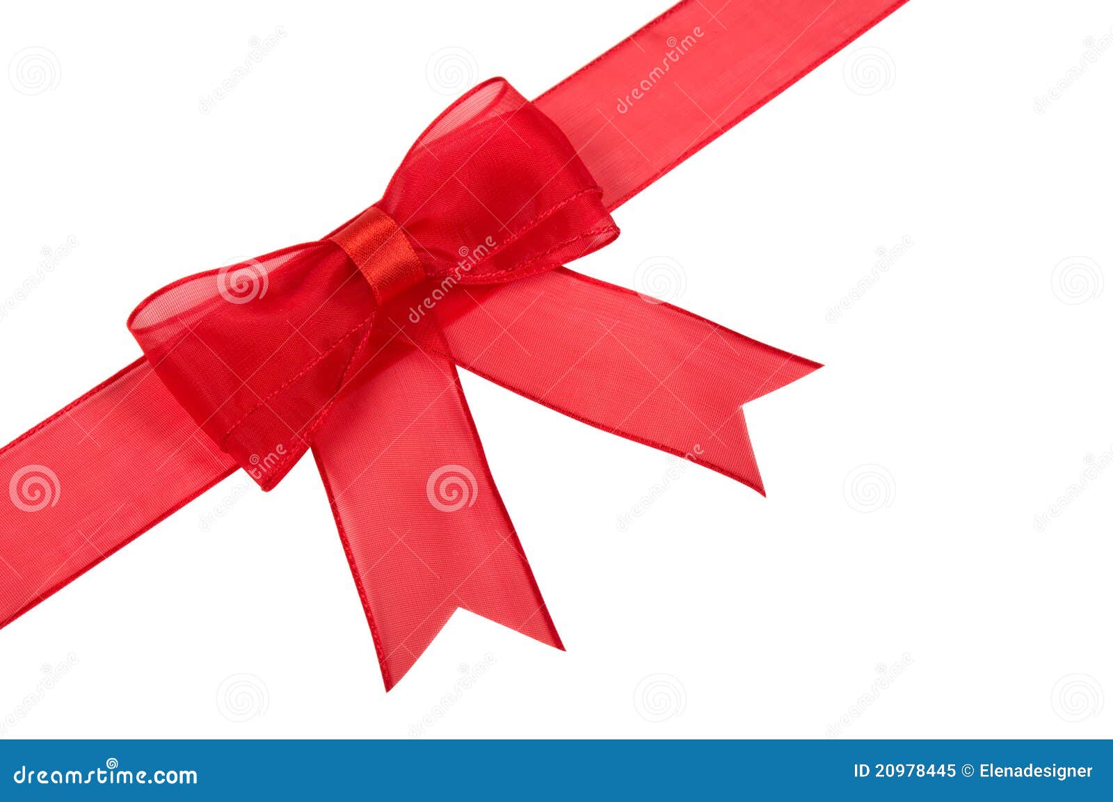 Red bow isolated stock image. Image of knot, decor, christmas - 20978445