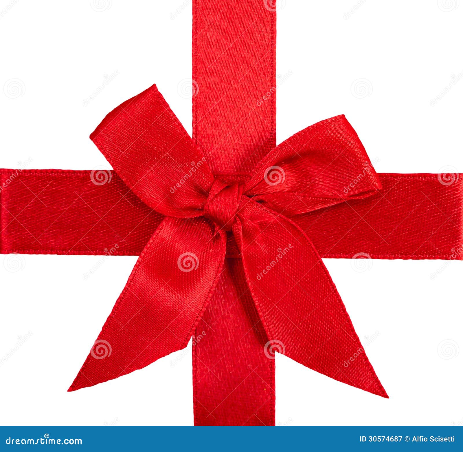 Red bow stock image. Image of decorate, icon, banner - 30574687