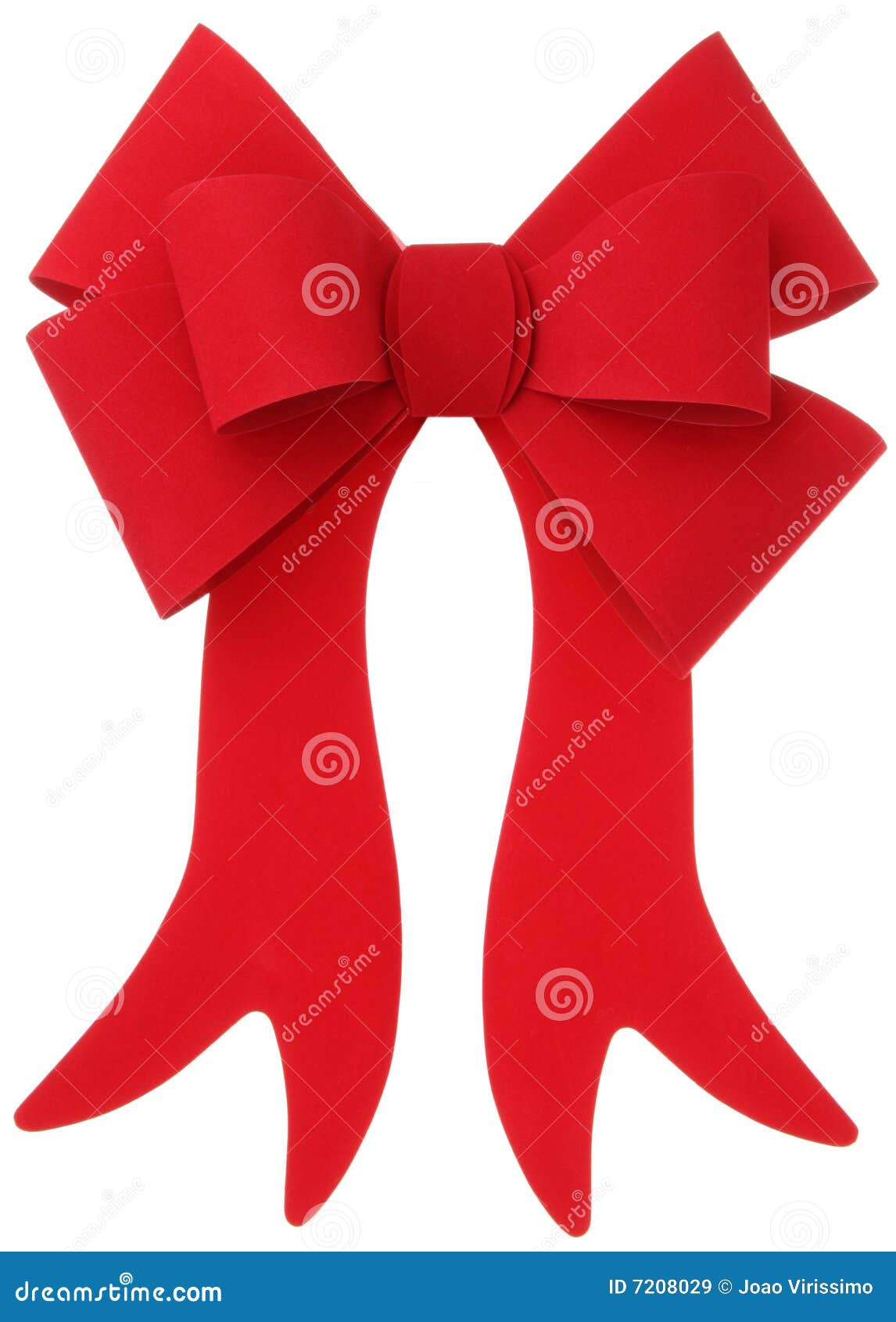 Red bow & ribbon stock image. Image of ornament, anniversary - 7208029