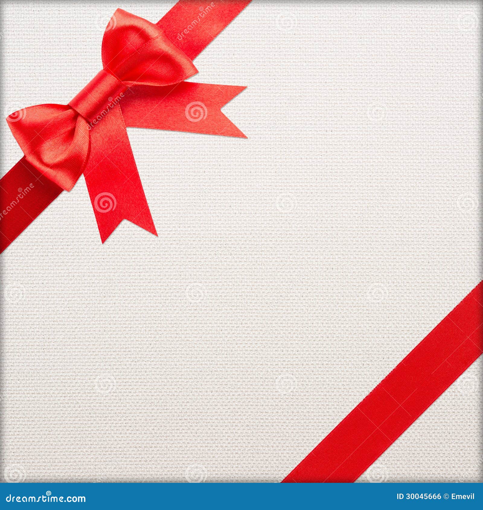 Wrapped Vintage Gift with Red Bow Stock Photo - Image of anniversary ...