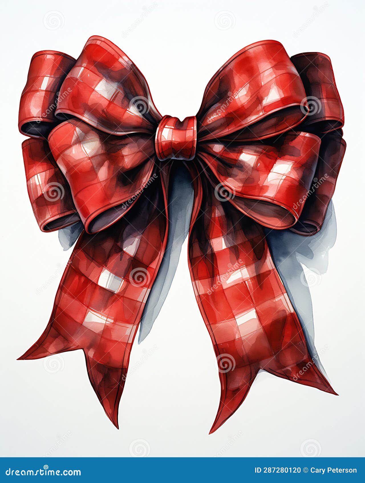 Red Bow Traditional Drawing Sap Computer Beard Perfect Streamer Stock ...