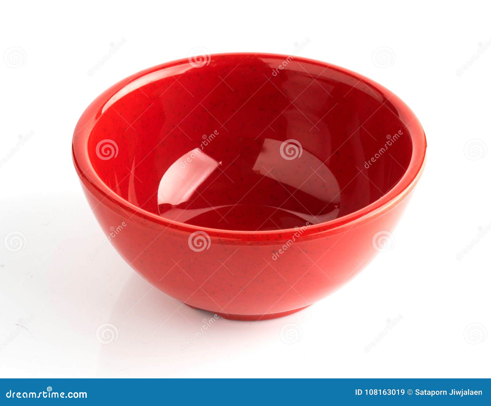 Red bowl isolated on white stock image. Image of ceramic - 108163019