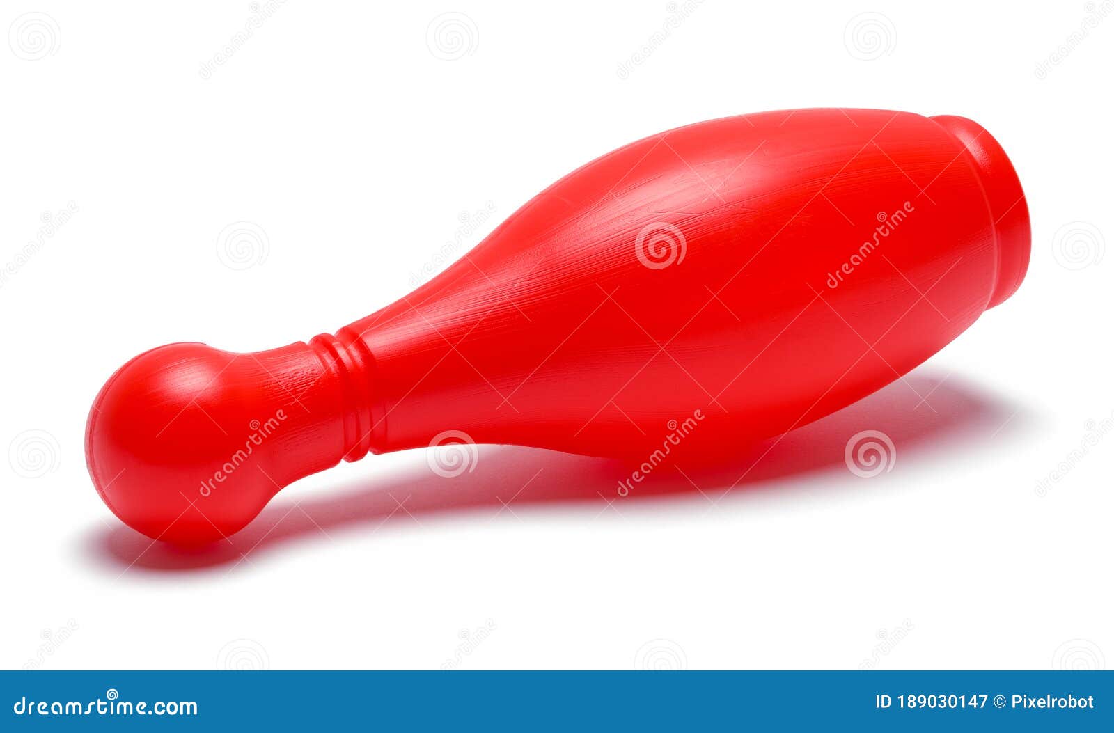 Red Bowling Pin stock image. Image of single, play, bowling - 189030147