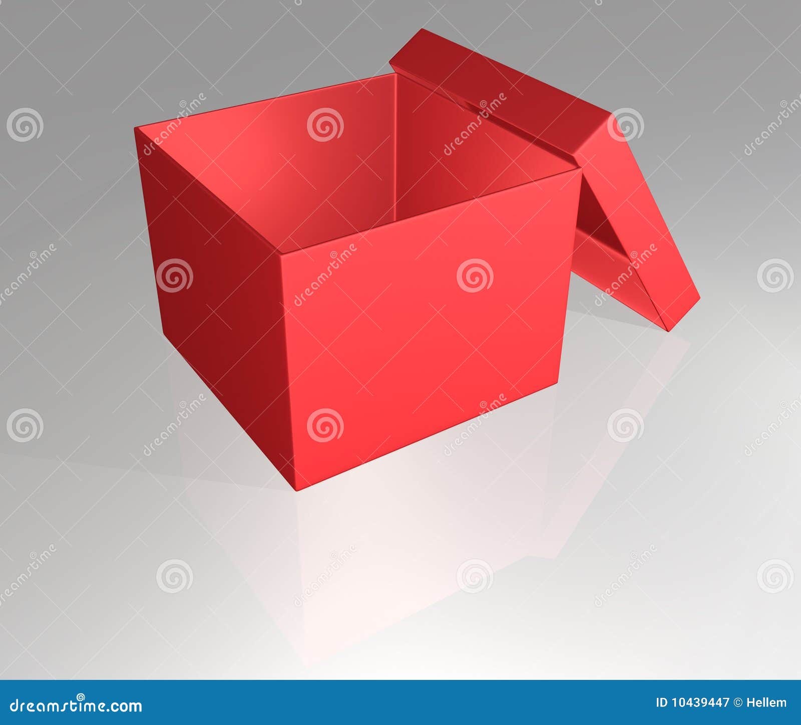 Red Box stock illustration. Illustration of pack, template - 10439447