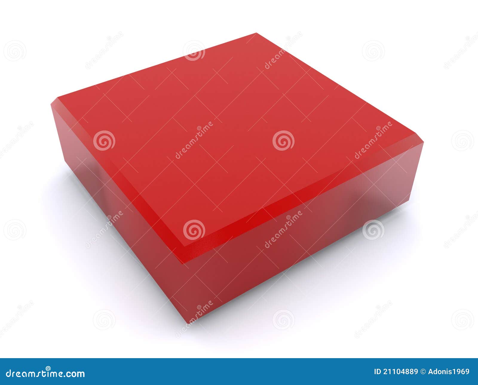 Red Box stock image. Image of isolated, present, gift - 21104889