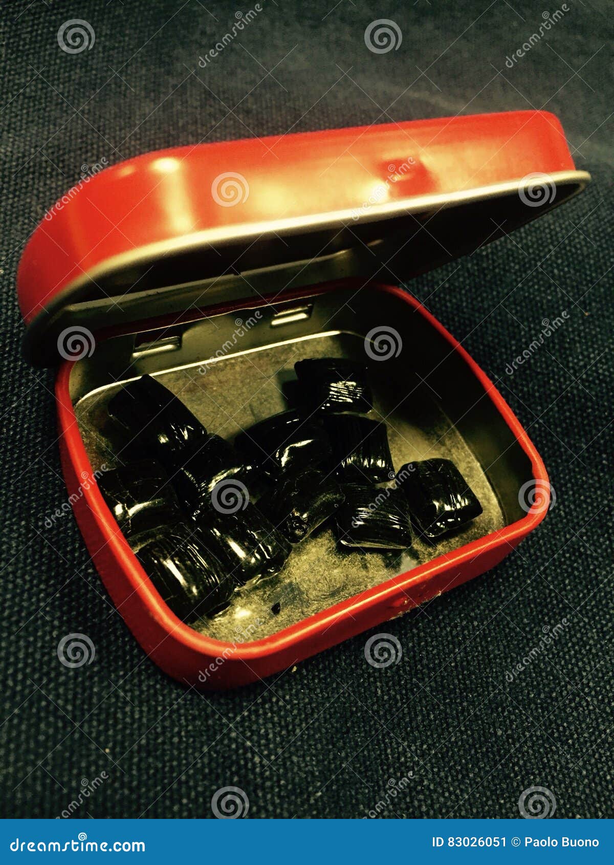 Red box stock image. Image of black, sweet, metal - 83026051