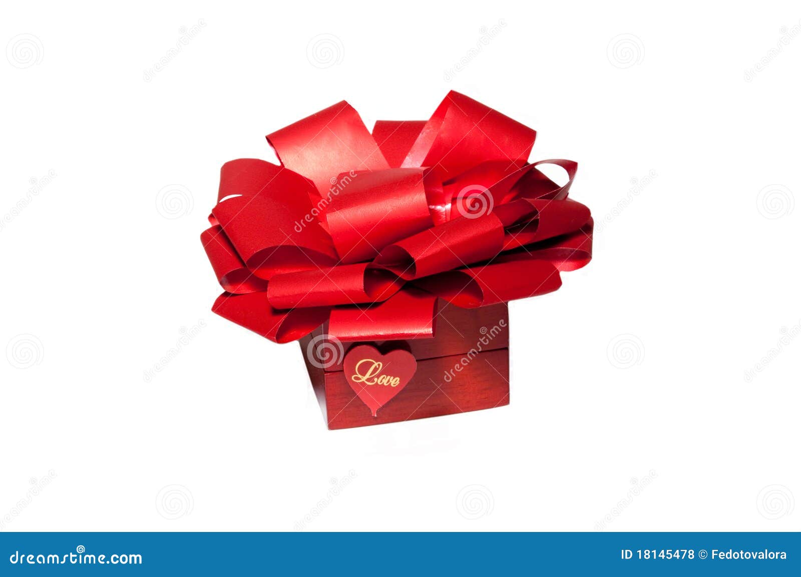 Red box with a bow stock photo. Image of sacred, heart - 18145478