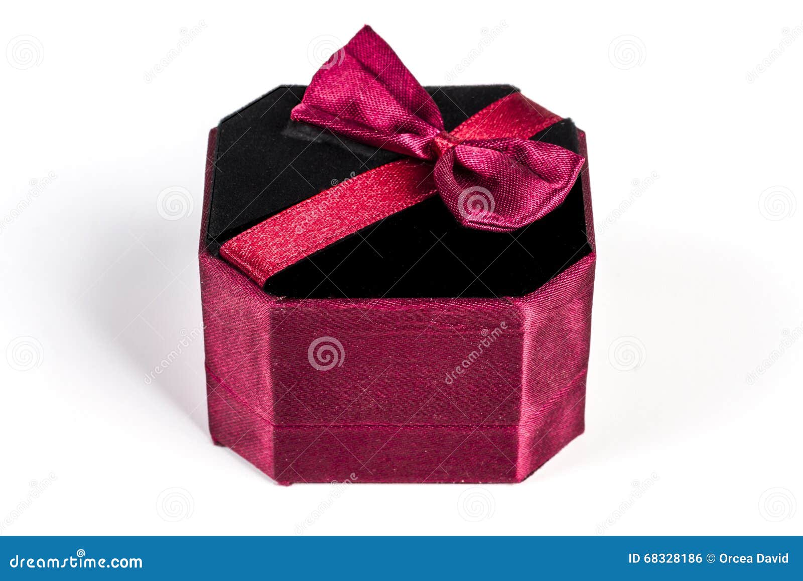 Red Box with Bow stock photo. Image of luxury, container - 68328186