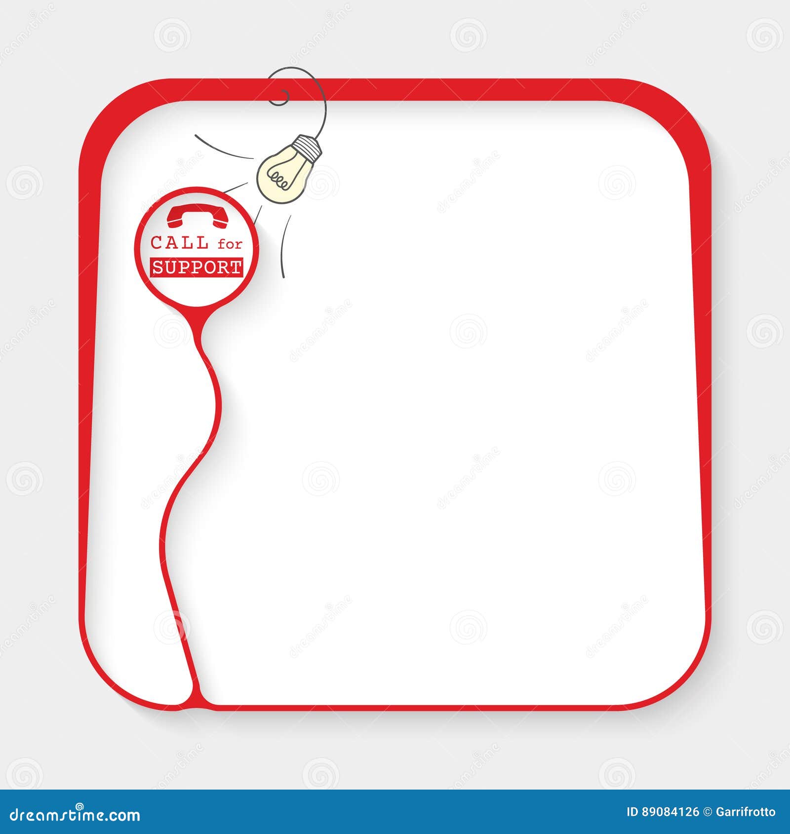 Red box stock illustration. Illustration of layout, design - 89084126