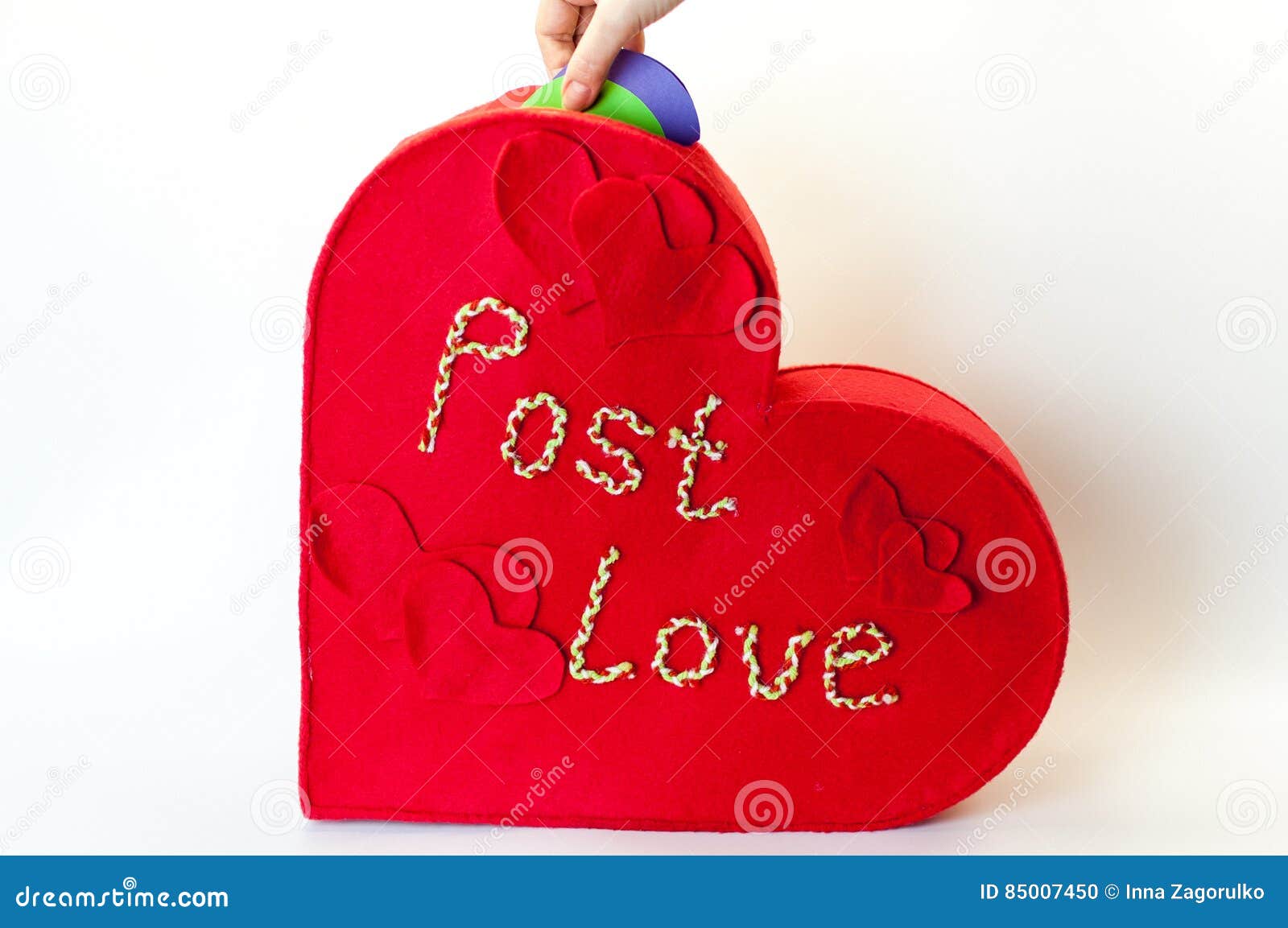 Red box of love letters stock photo. Image of surprise - 85007450
