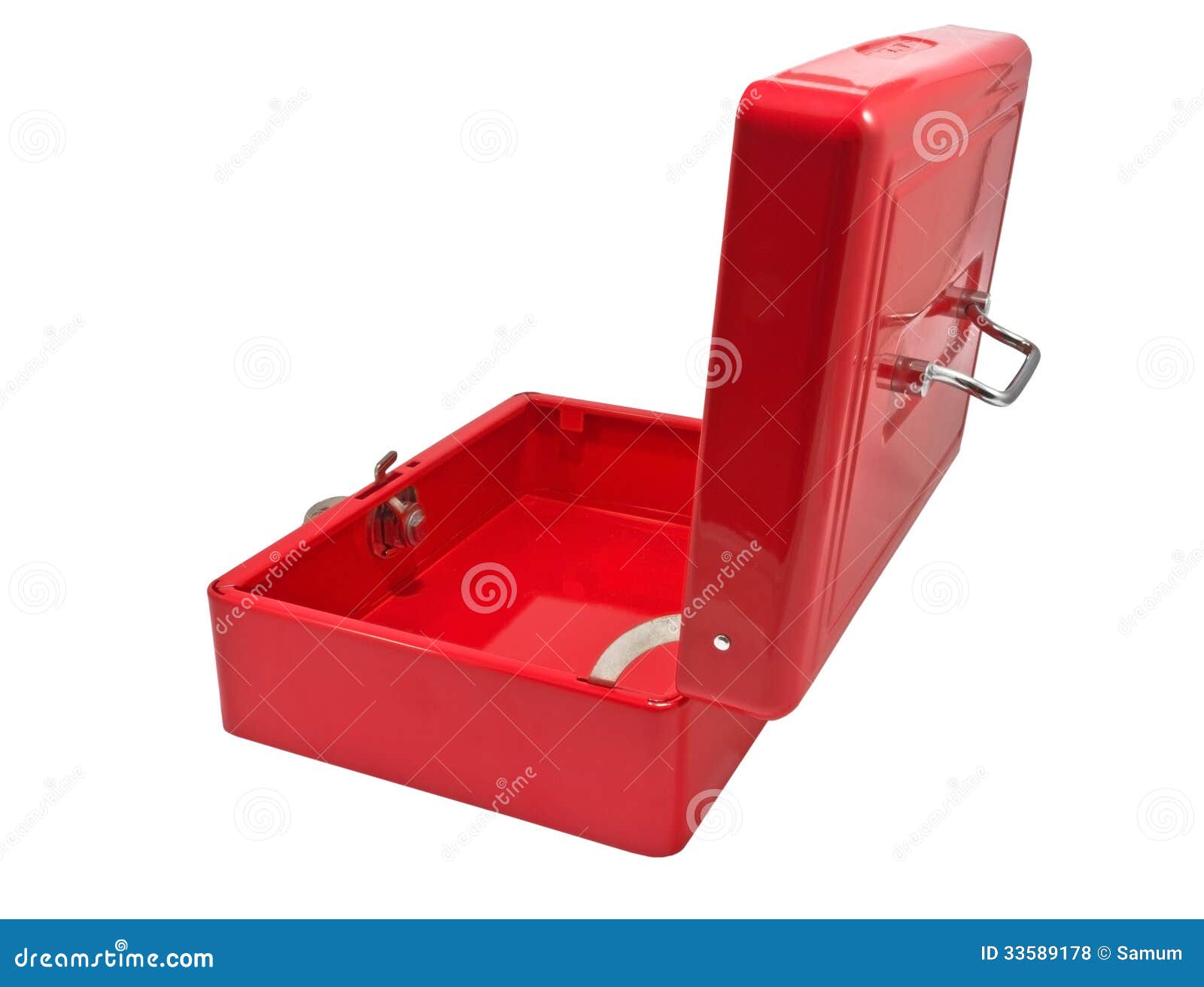 Red box stock photo. Image of plain, metallic, case, shiny - 33589178
