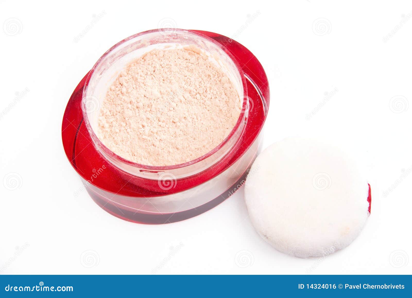 Red Box with Powder Isolated on White Stock Photo - Image of composite ...