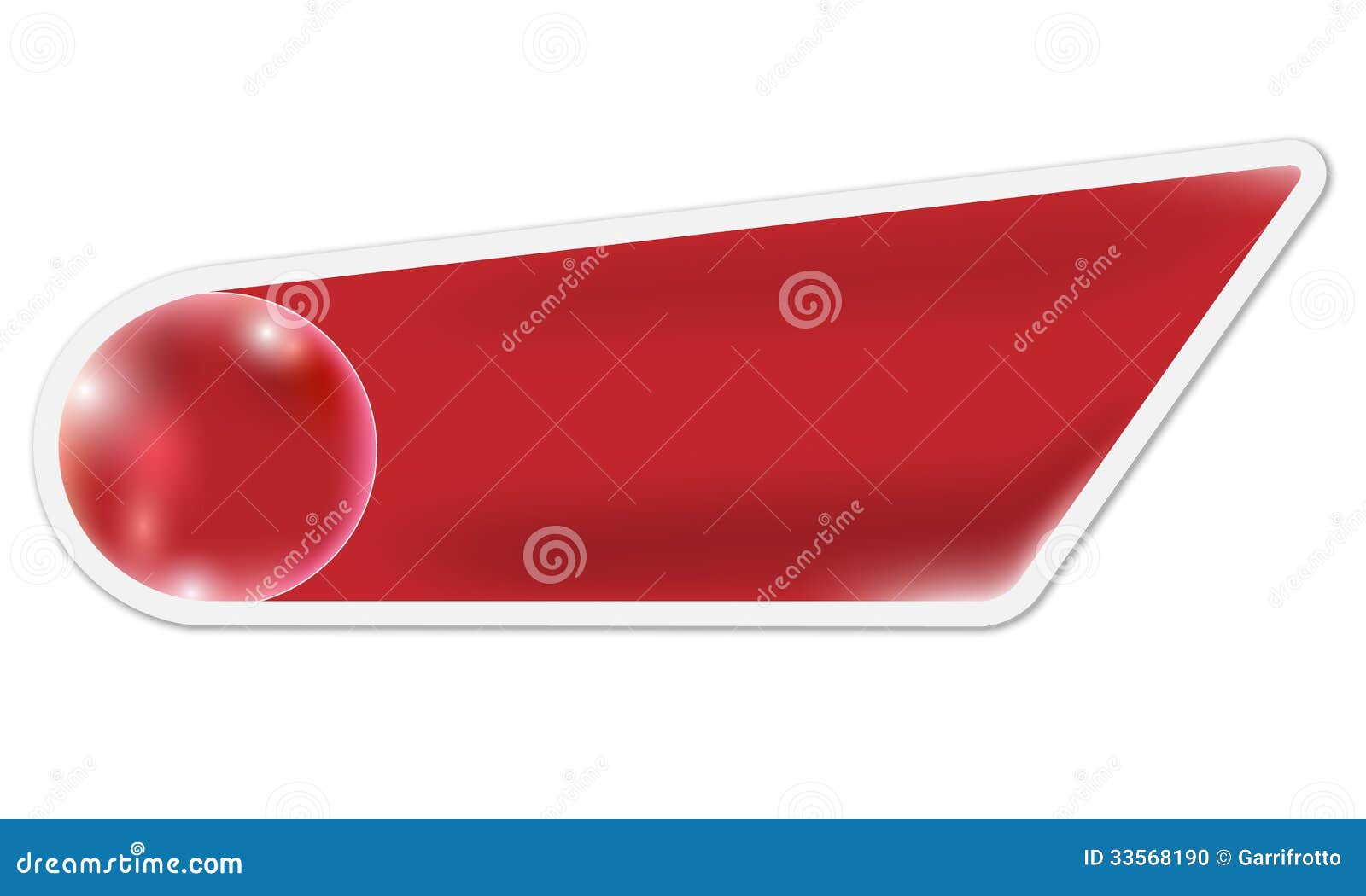 Red box for text stock vector. Illustration of light - 33568190