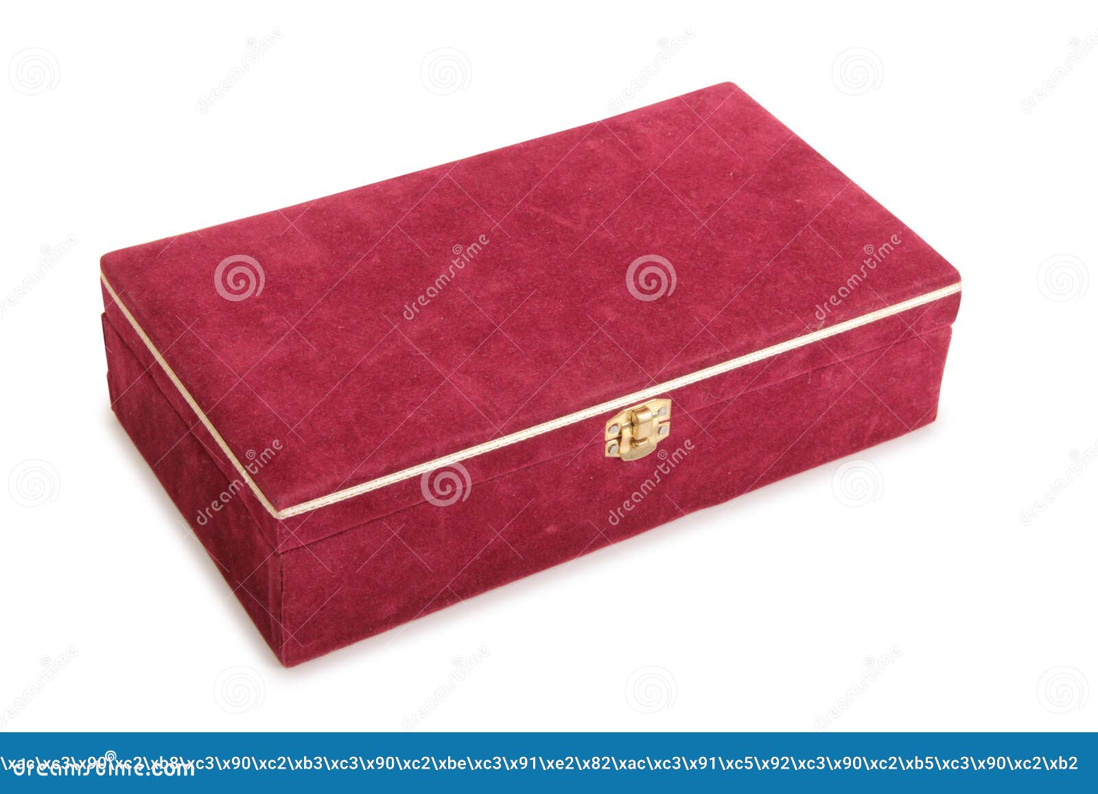 Red Box on White Background Stock Photo - Image of gift, empty: 77493662