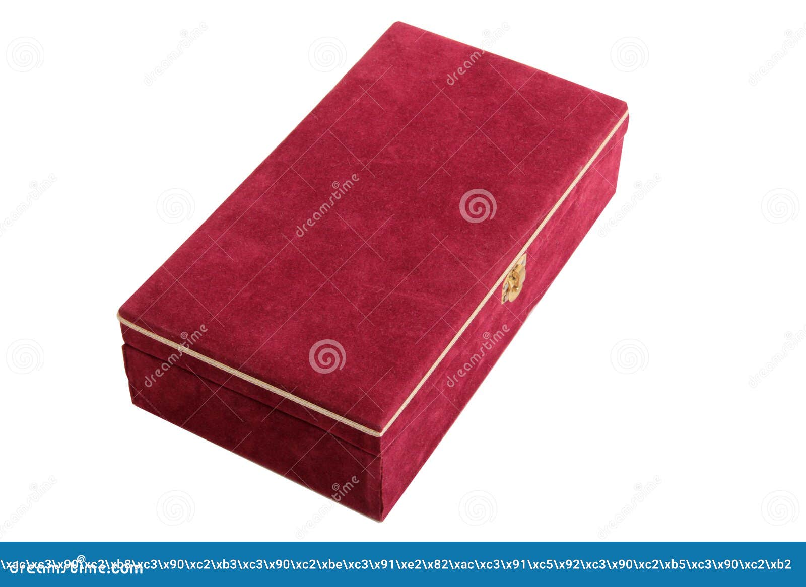 Red Box on a White Background Stock Photo - Image of storage, cover ...