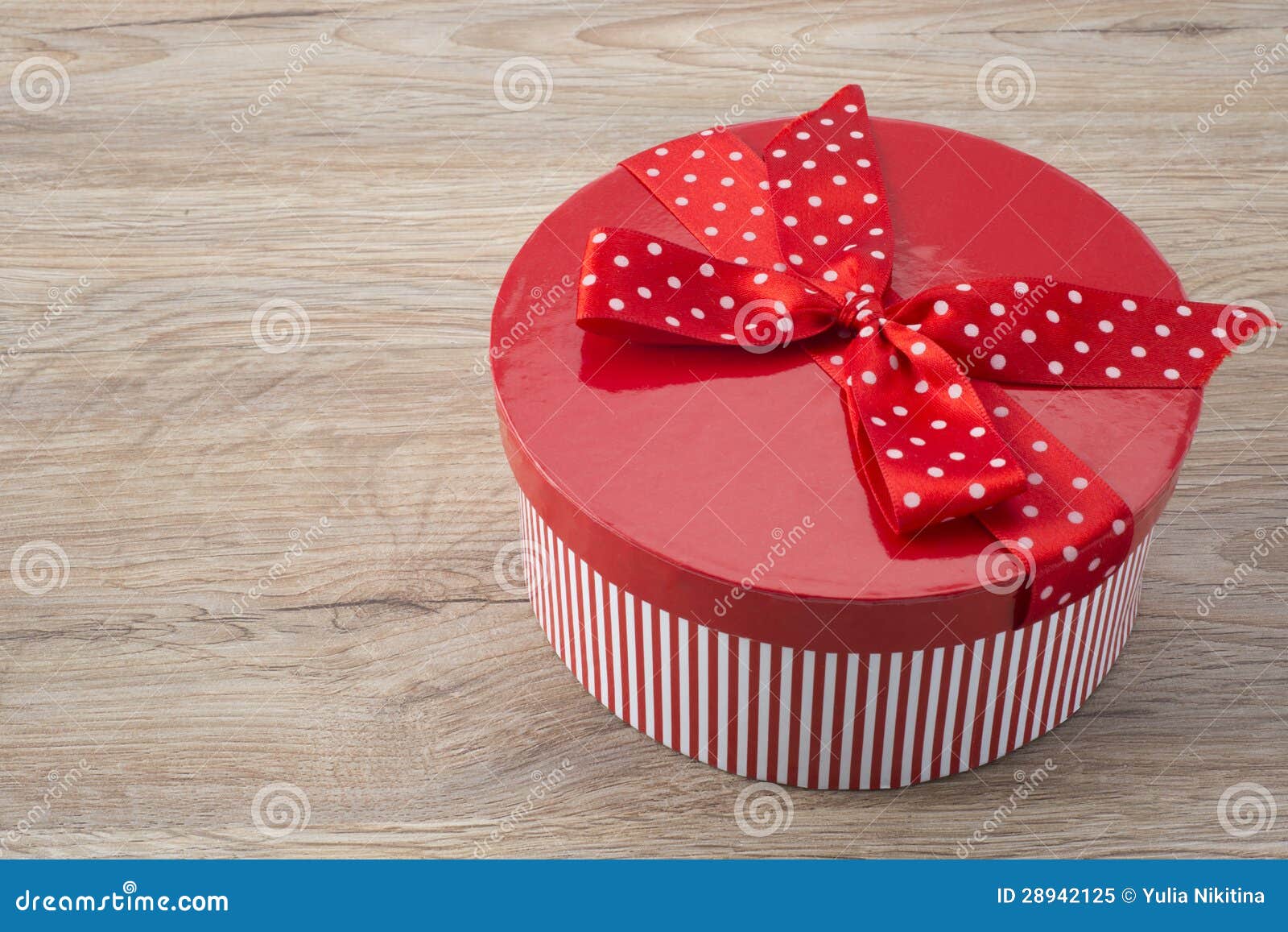 Red box on wood stock image. Image of happy, celebration - 28942125