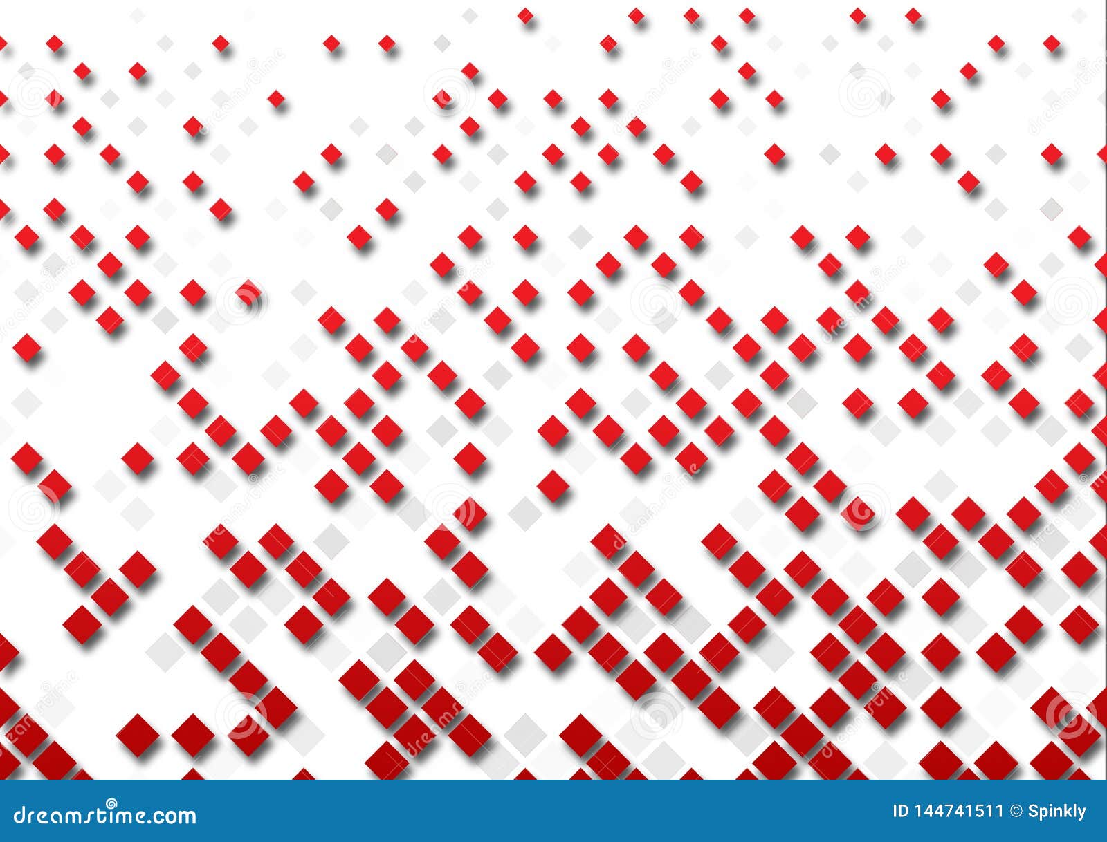 Red Boxes Patterned Background Design Stock Illustration - Illustration ...