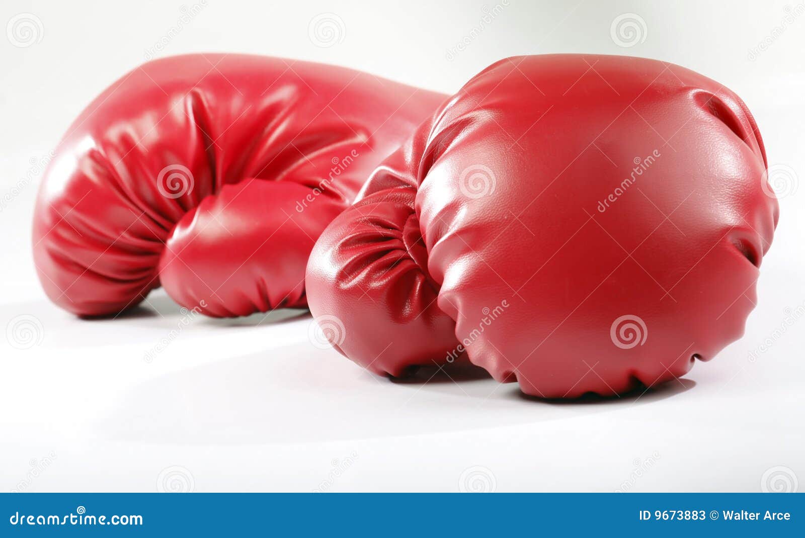 Red Boxing Gloves stock image. Image of fight, kick, spar - 9673883