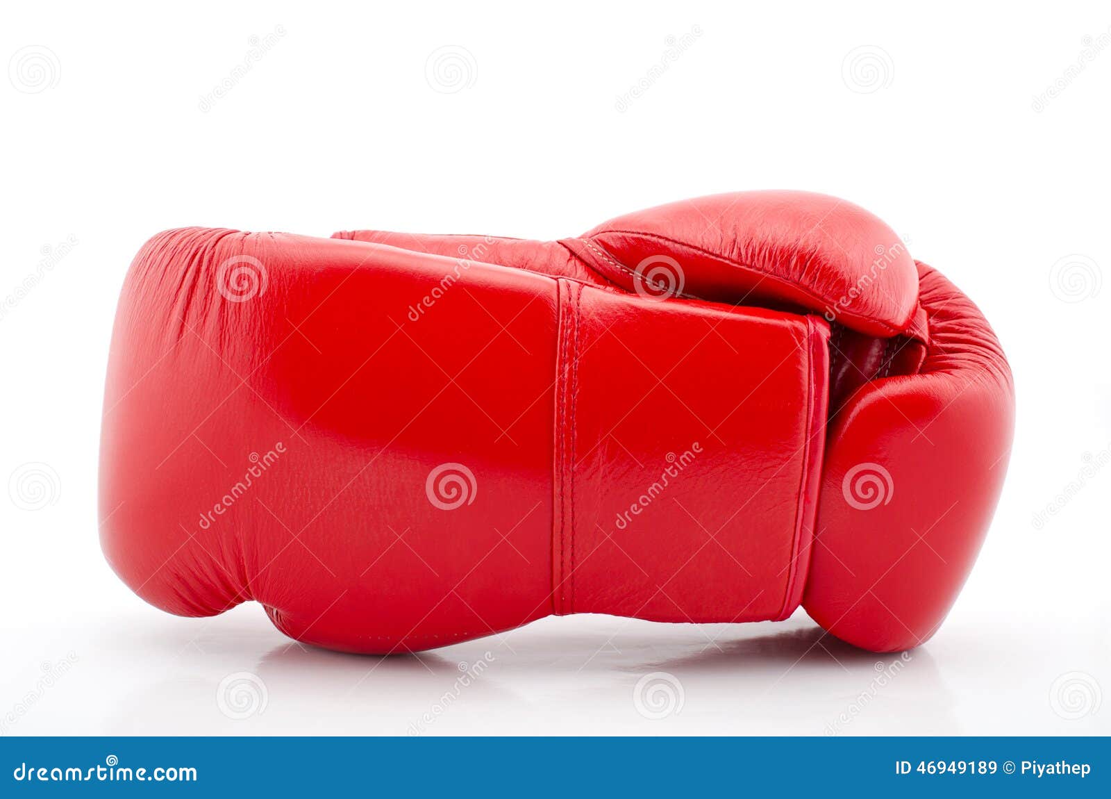 Red Boxing Gloves Isolated on White Stock Image - Image of rest ...