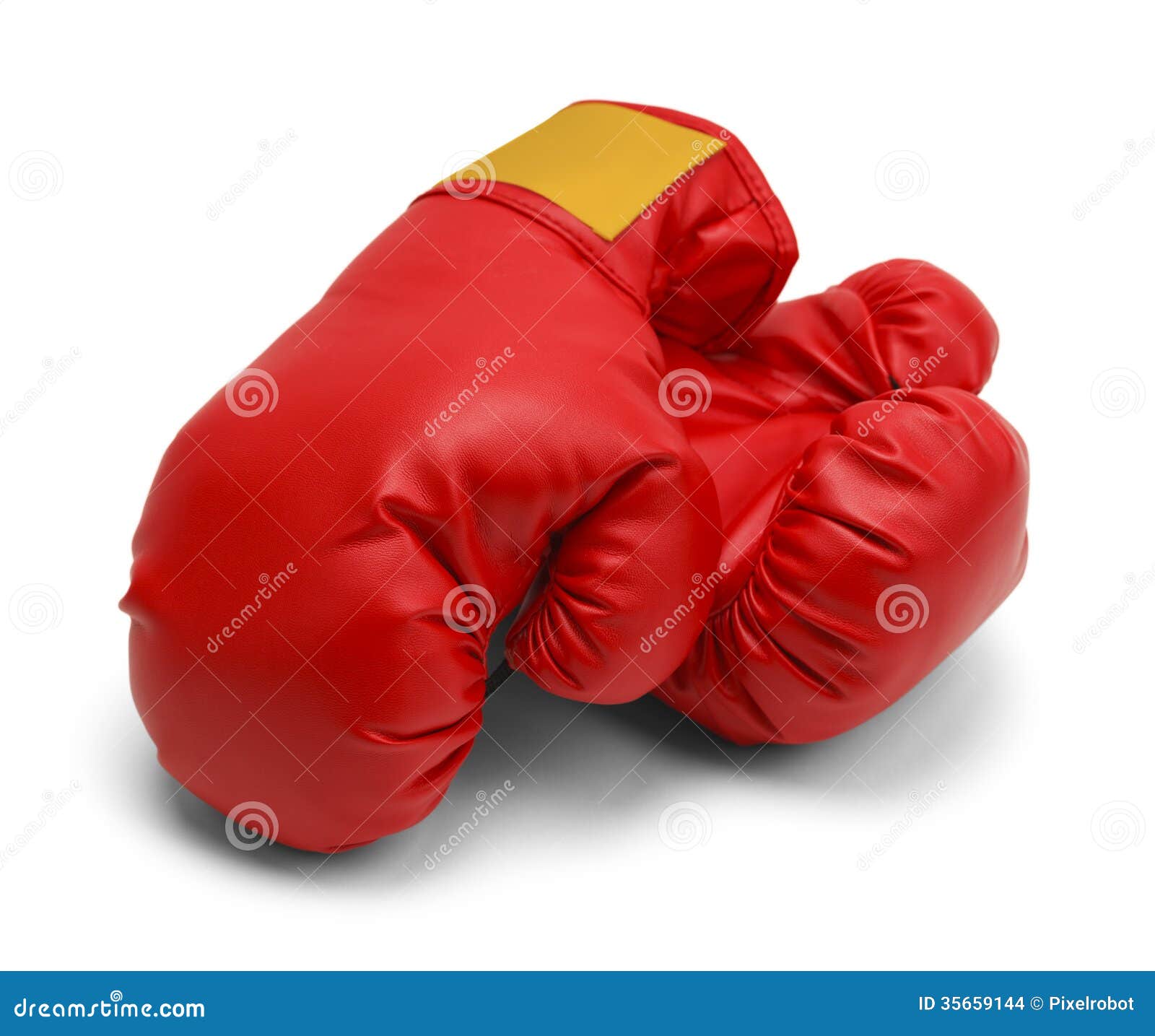 Red Boxing Gloves stock photo. Image of horizontal, padding - 35659144