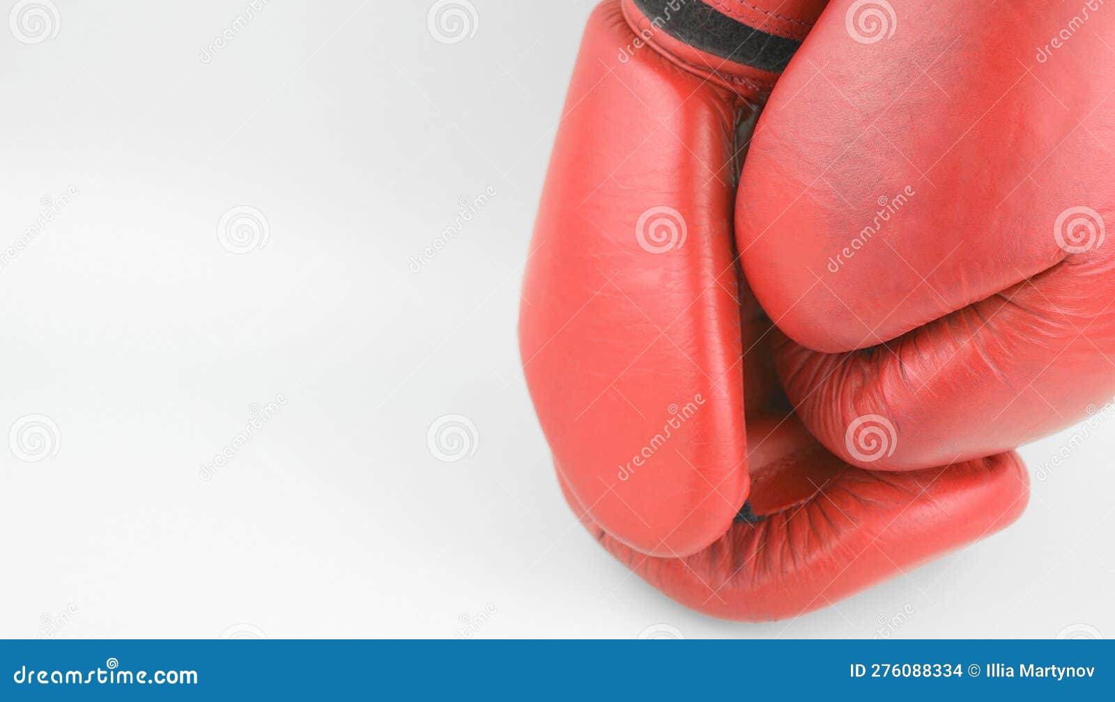 Red Boxing Gloves on a White Background. Stock Photo - Image of ...