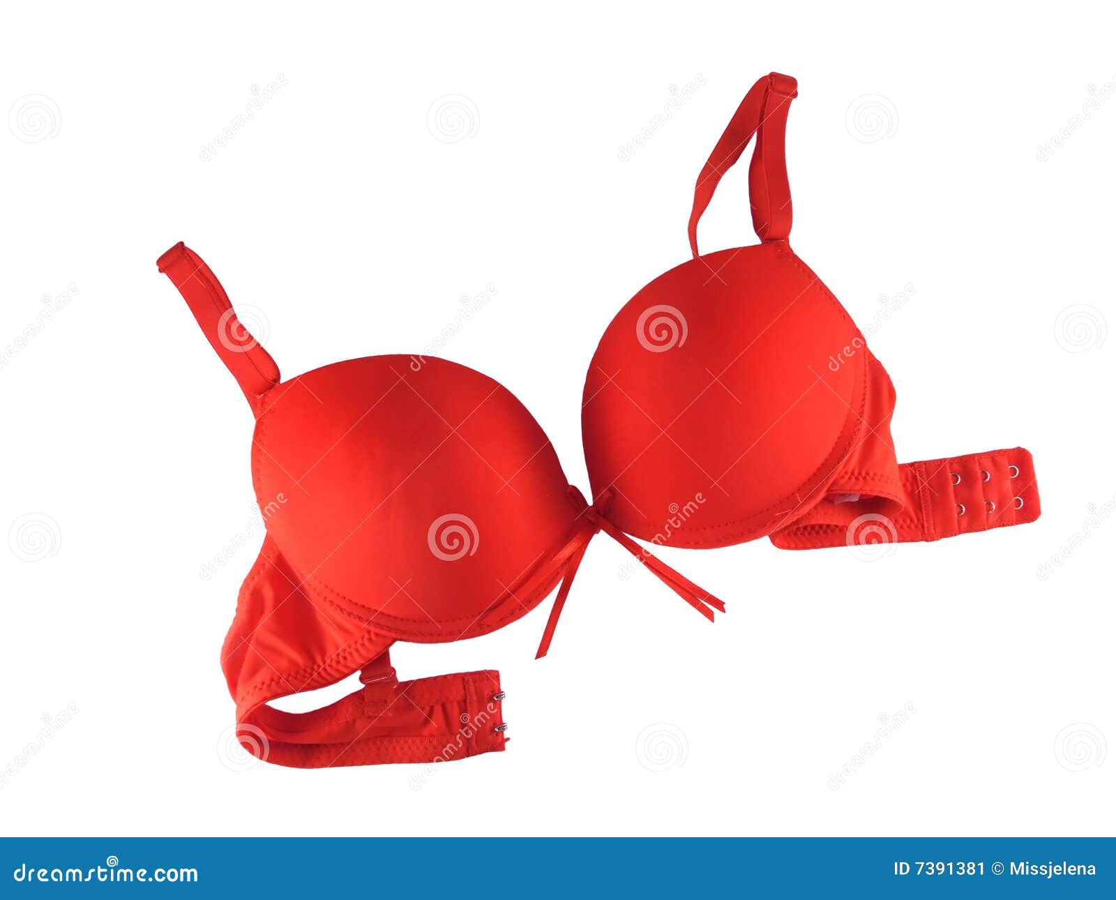Red Bra stock image. Image of satin, woman, accessories - 7391381