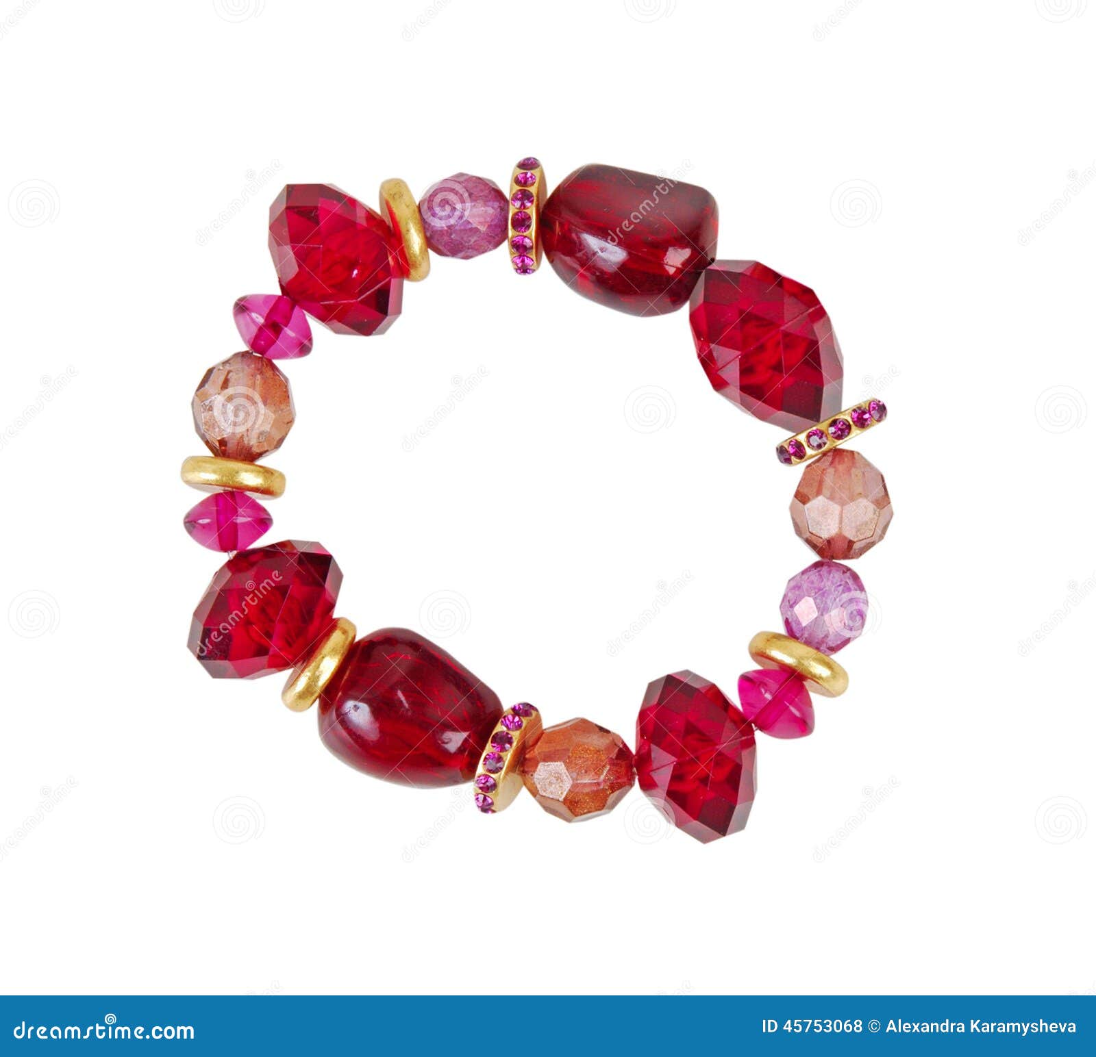 Red bracelet stock photo. Image of elegance, girl, design - 45753068