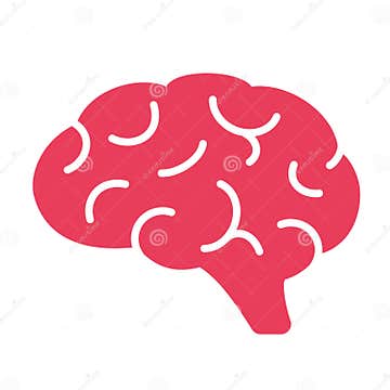 Brain vector icon stock vector. Illustration of concept - 116568692
