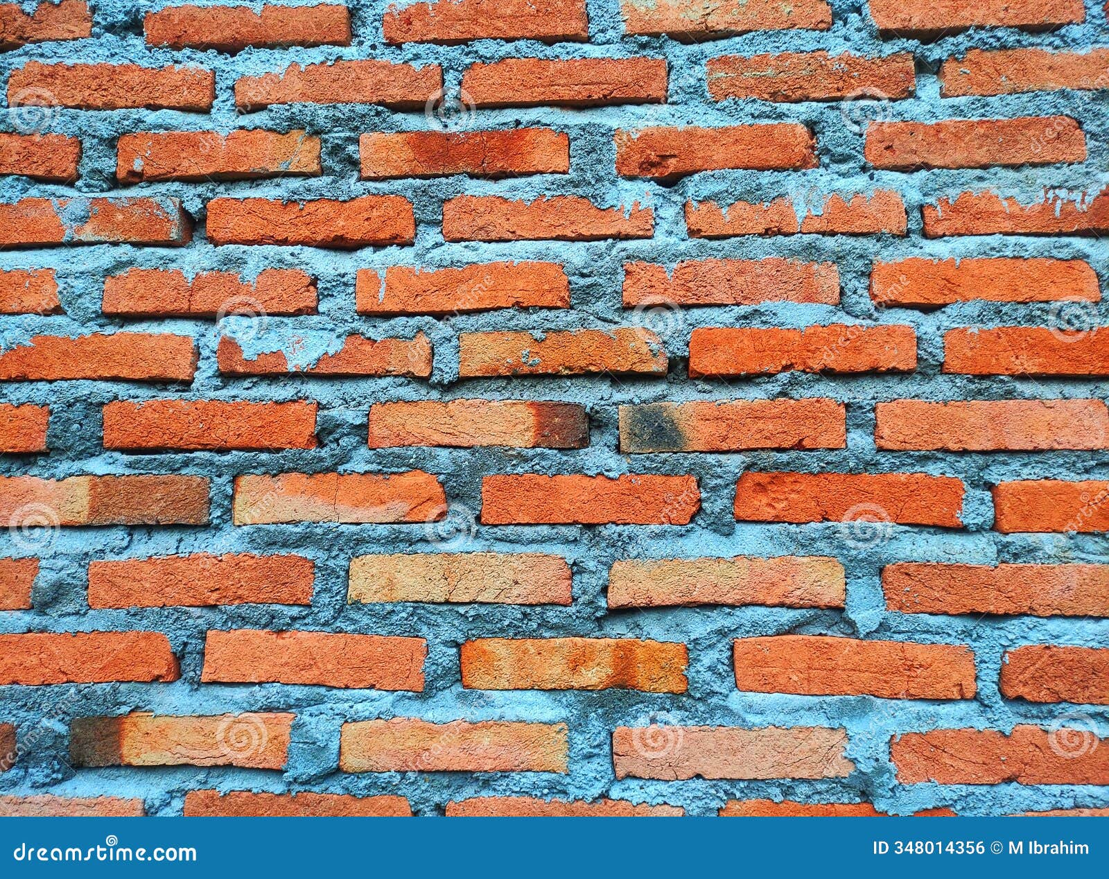 Red Brick Arrangement on a House Wall Stock Photo - Image of house ...