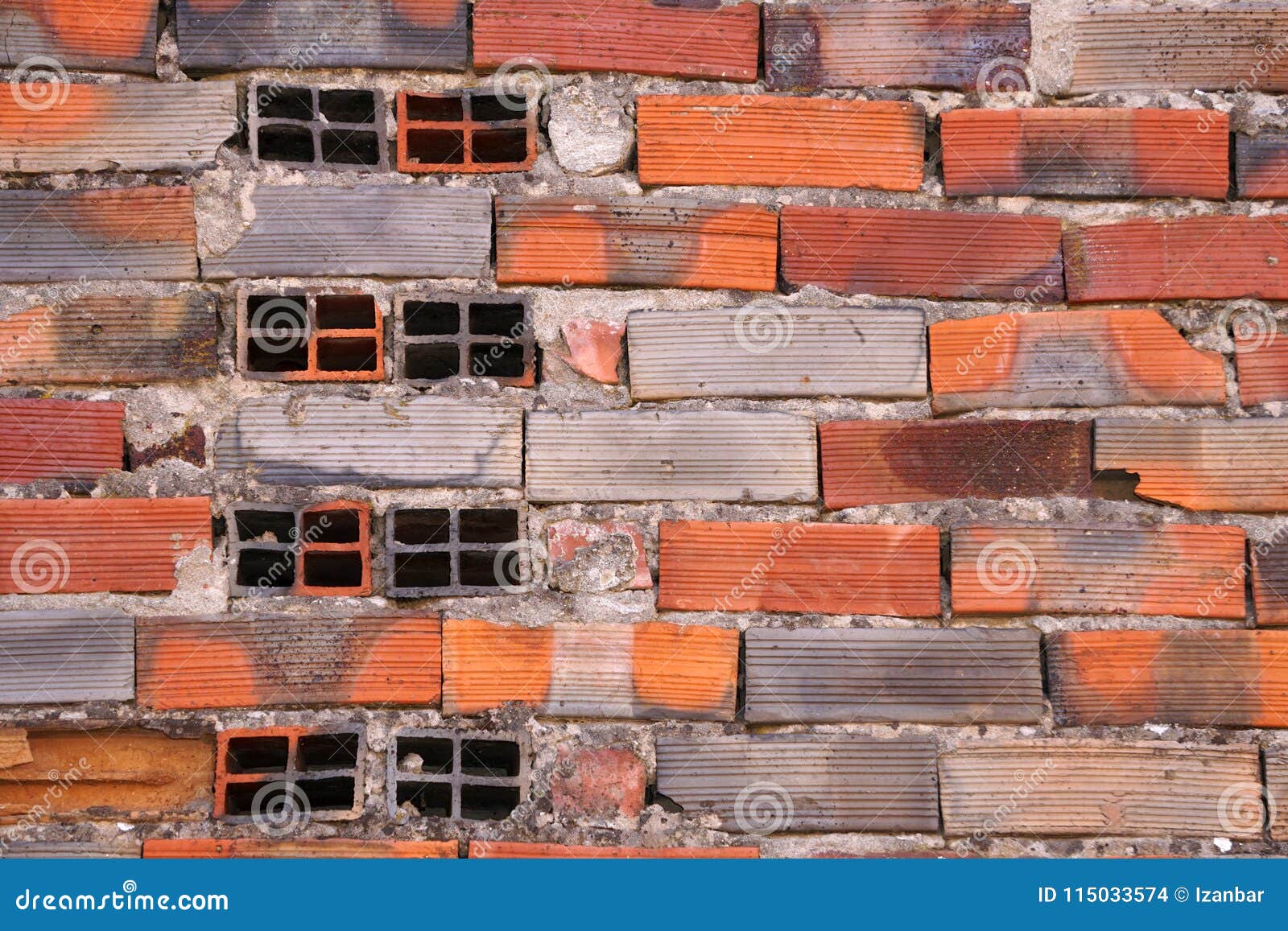 Red Brick Background Close Up Stock Photo - Image of cement, seamless ...