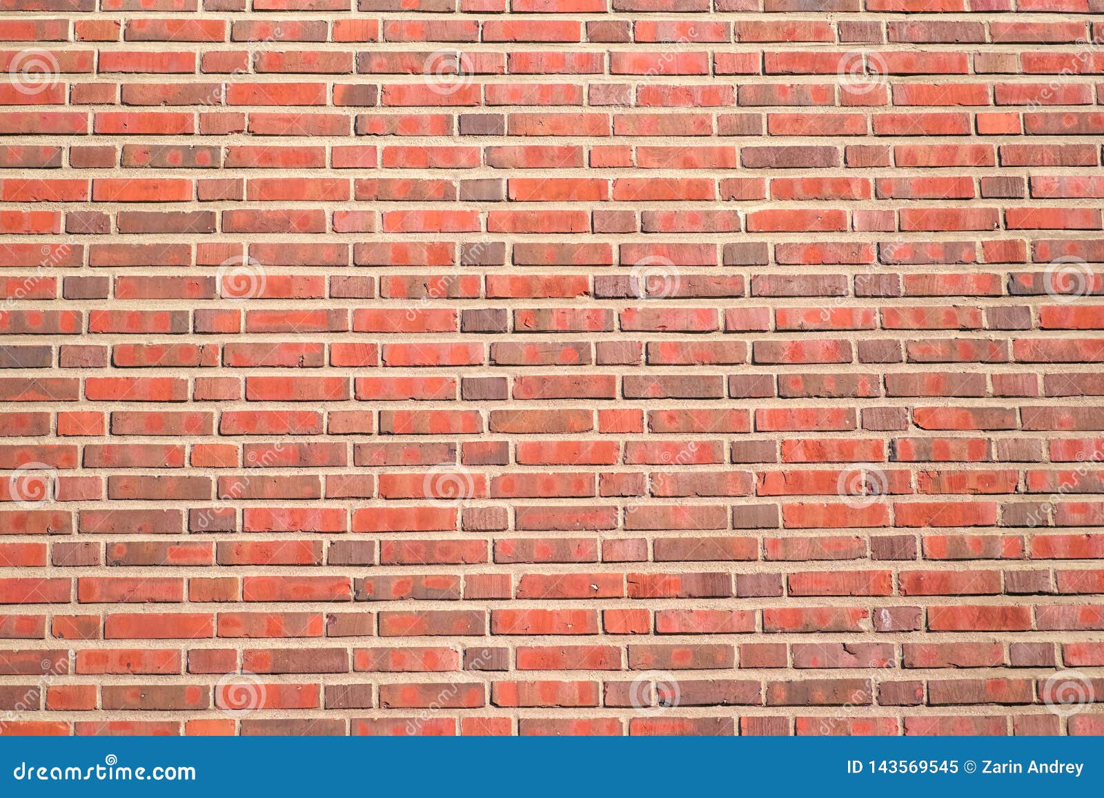 Red Brick Background with a Thick Layer of Cement, a Fragment of a ...